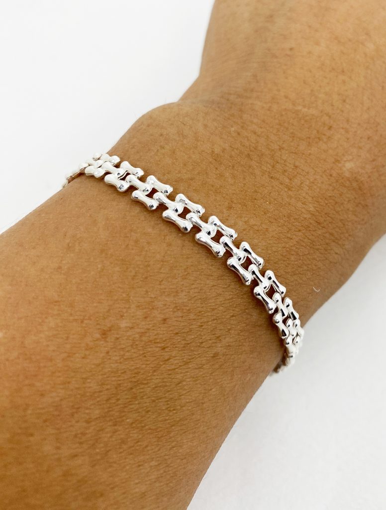 925 Square Chain Bracelet, Silver Link Chain | Sup Silver – Sup Silver
